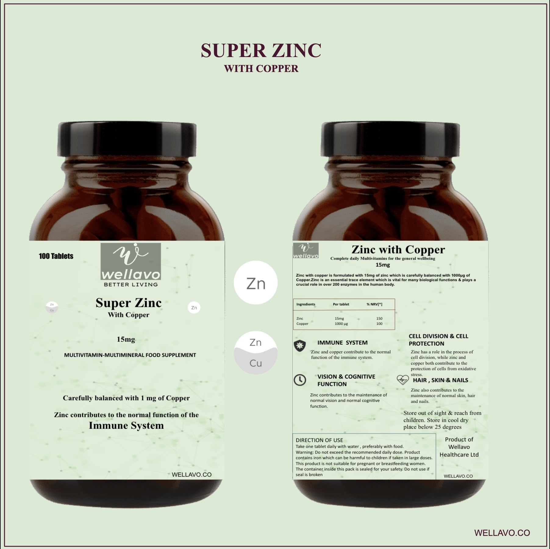 Super Zinc With Copper - Leafyaroma®